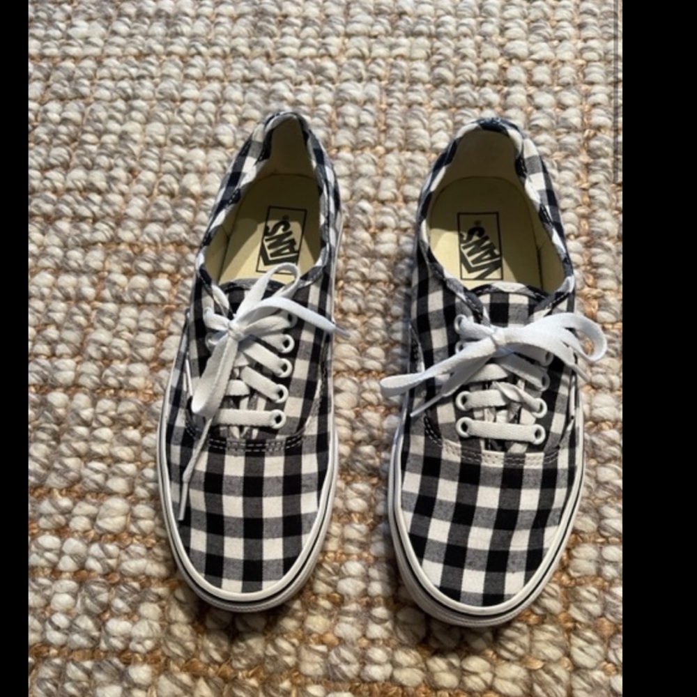 Vans Gingham Low Profile Sneakers - Gem